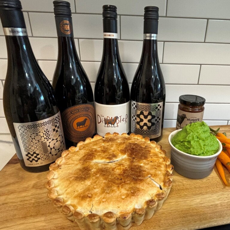 Beef and Red Wine Pie - Hugh Hamilton Wines